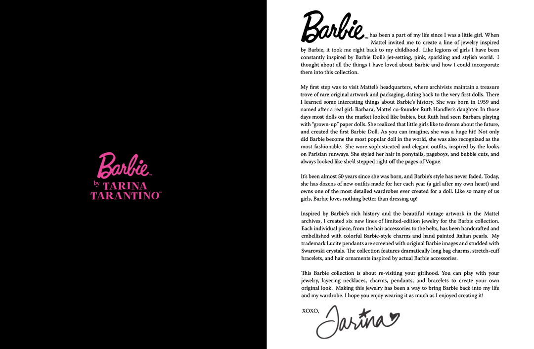 BARBIE X TARINA – TARINA TARANTINO
