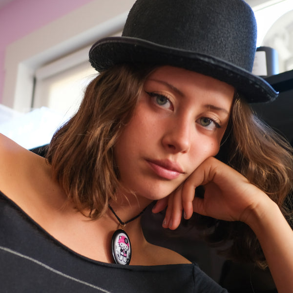 Kitty Cord Necklace - TARINA TARANTINO